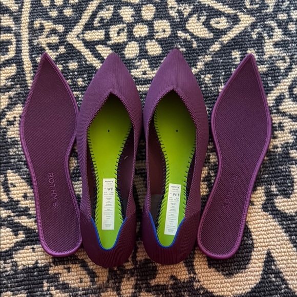 Rothy's | Shoes | Rothys Purple Points | Poshmark